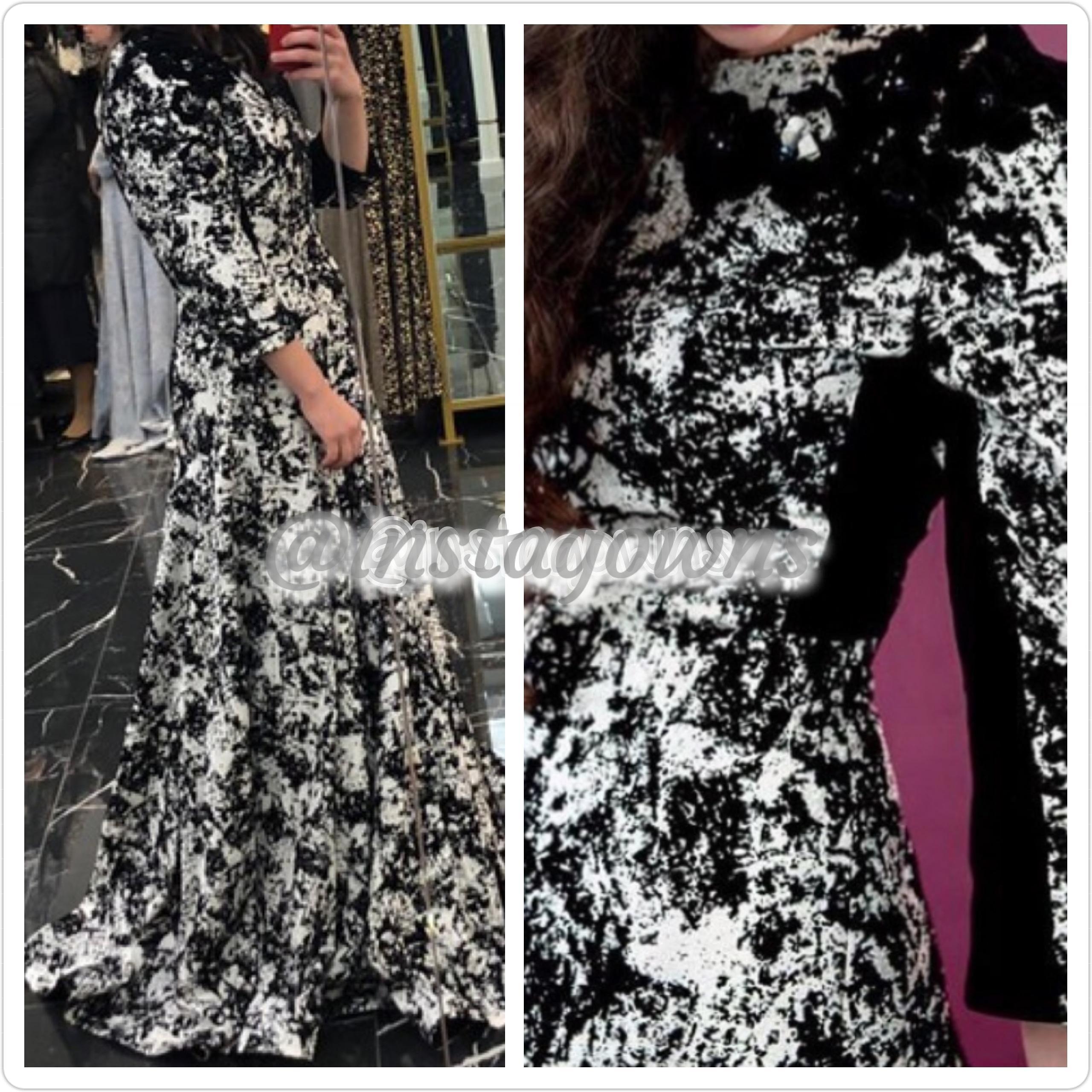 Black & White Very Slenderizing Gown for Sale – Instagowns