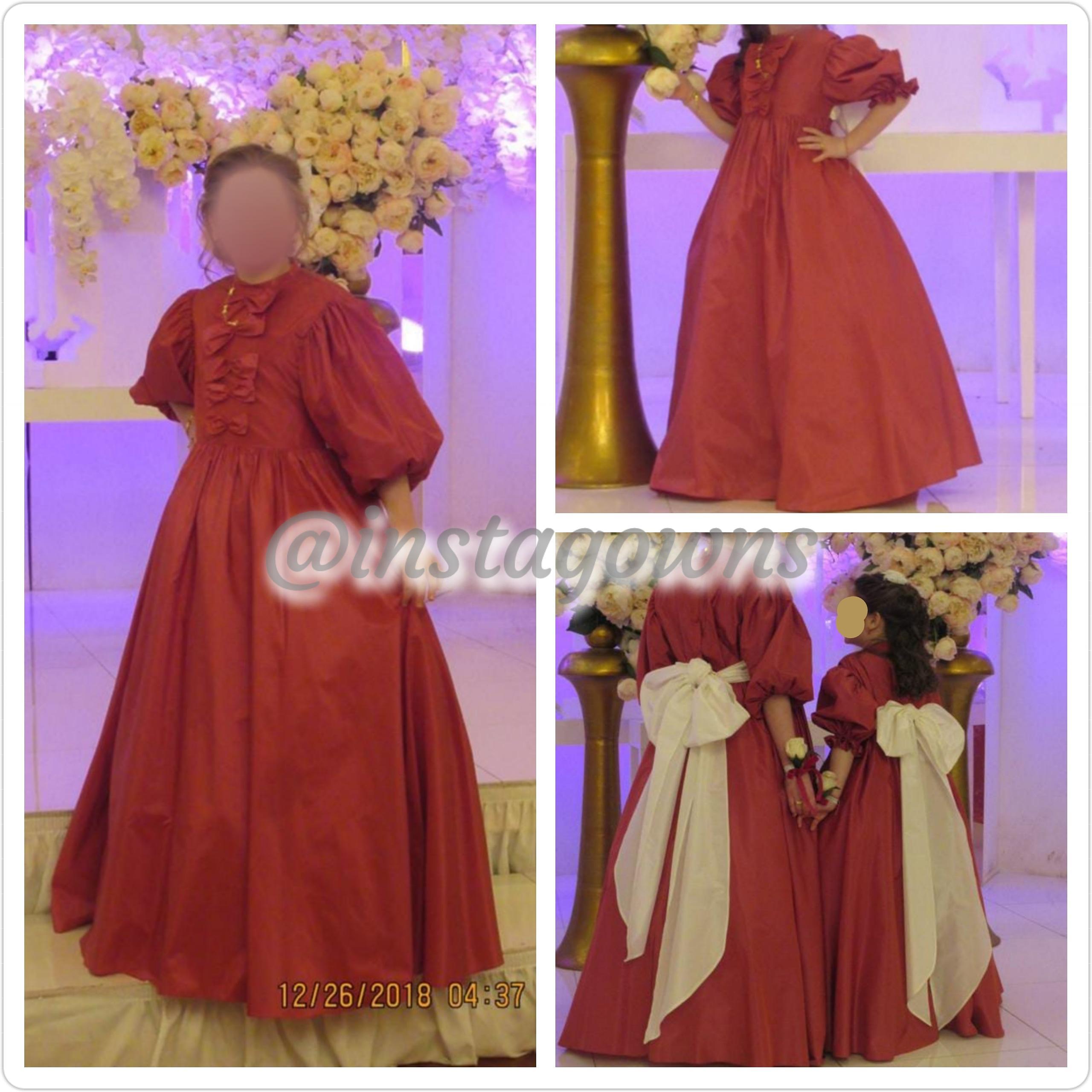 Custom Sewn Raspberry Girls Gowns for Sale – Instagowns