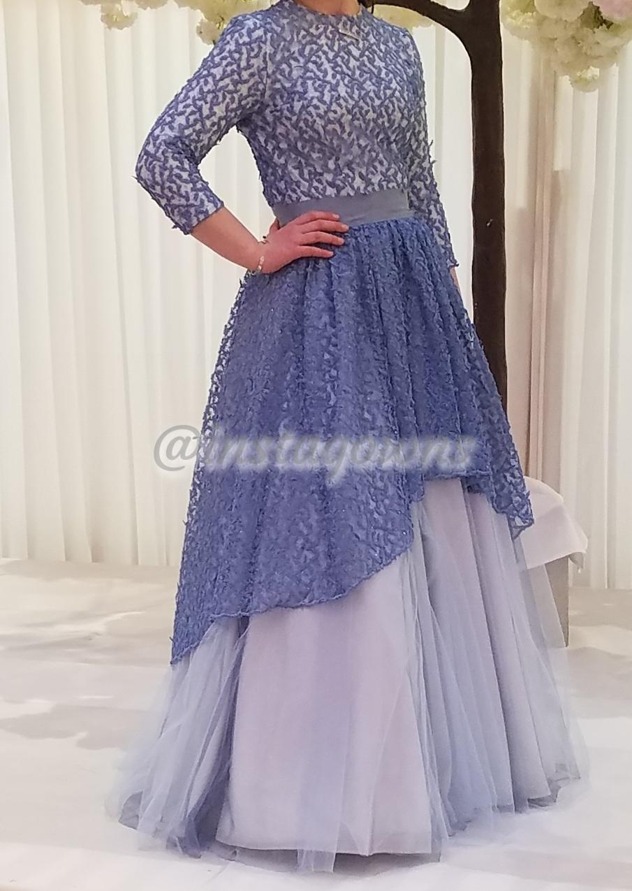 Beautiful Exquisite blue Gown for sale – Instagowns