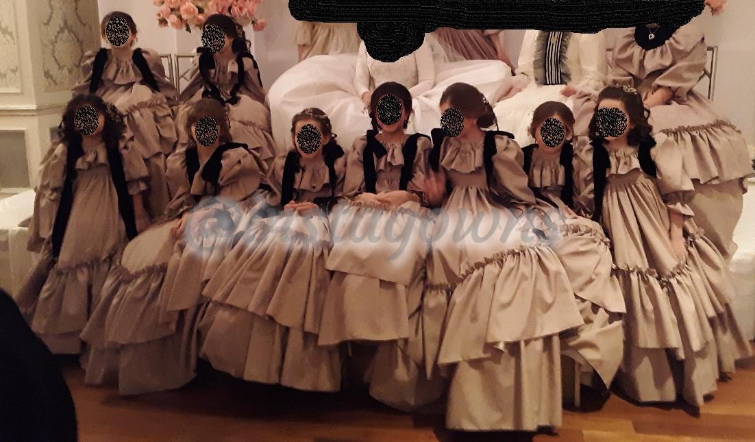 8 Gorgeous light Mocha children’s Gowns for sale – Instagowns