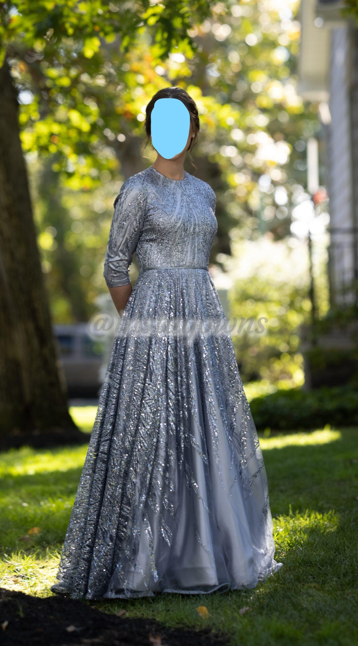 Beautiful Slate Exquisite Gown for sale – Instagowns