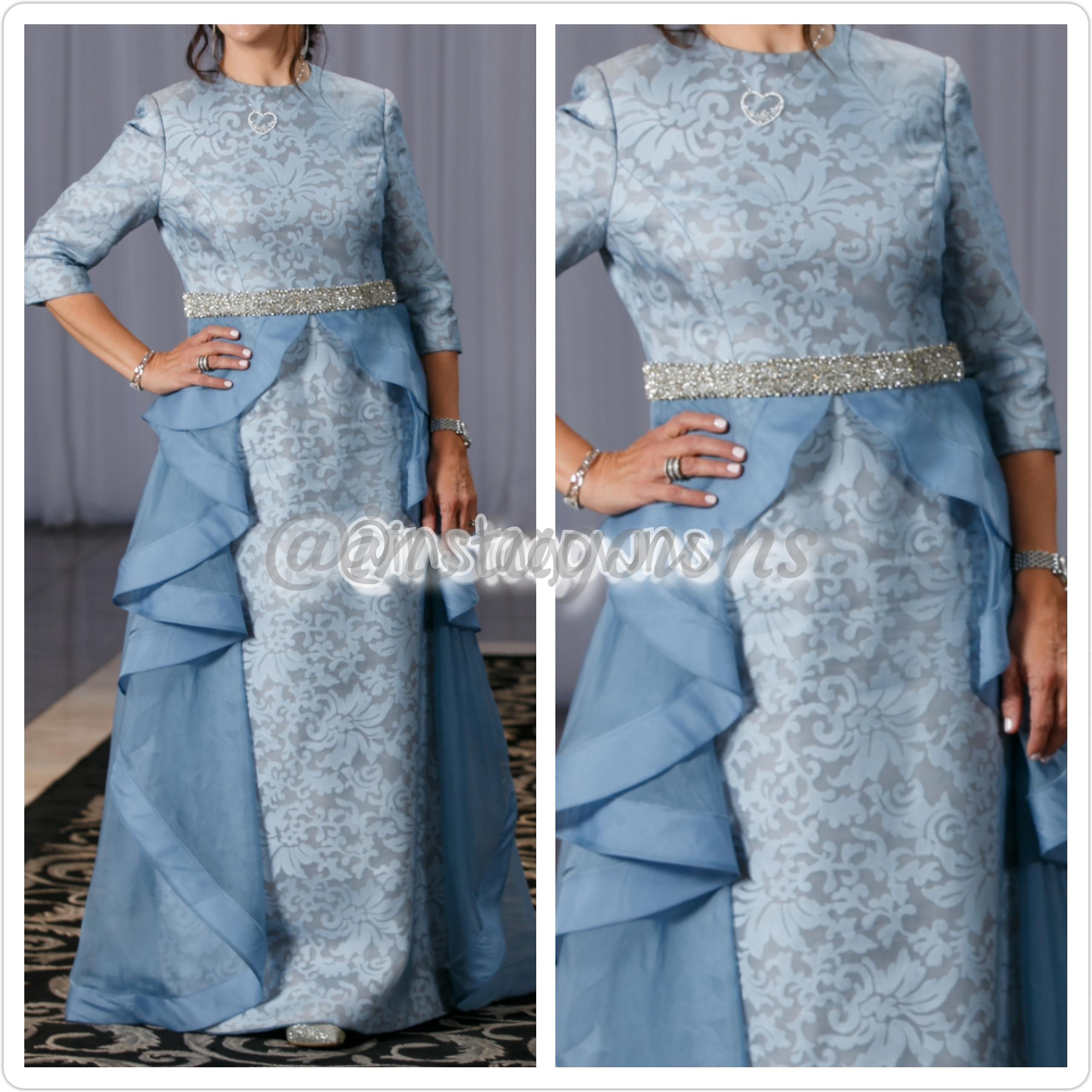 Arkady Design Beautiful Light Blue Slenderizing Gown for Sale – Instagowns