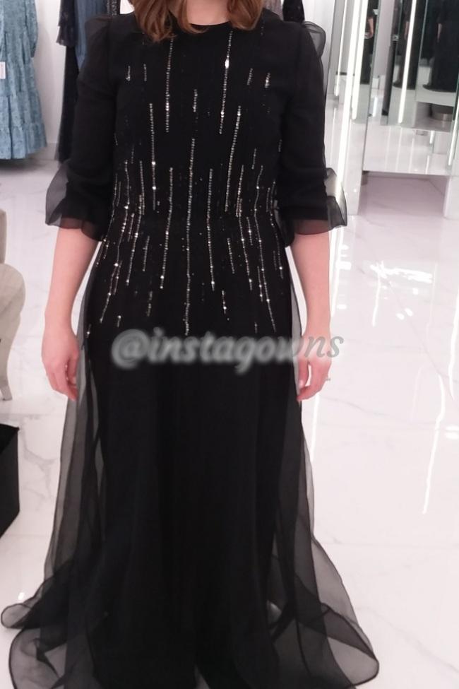 Black Tulle slenderizing Gown for Sale – Instagowns