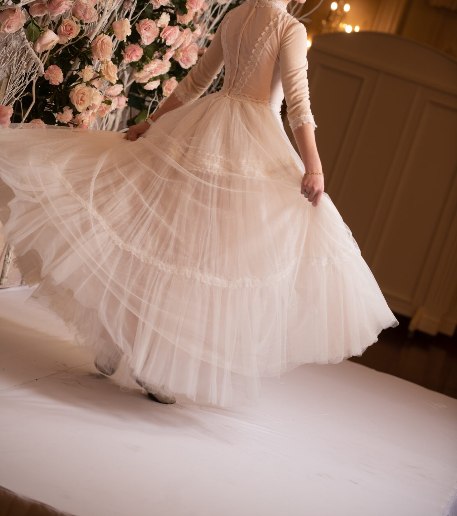 Esty Haas Off White Gorgeous Gown for Sale – Instagowns