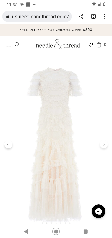 Magnificent, slenderizing cream gown for sale – Instagowns