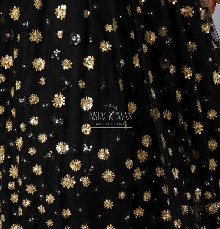 Stunning Black Floral Sequin-Embellished Gown for sale – Instagowns Stunning Black Floral Sequin-Embellished Gown for sale – Instagowns