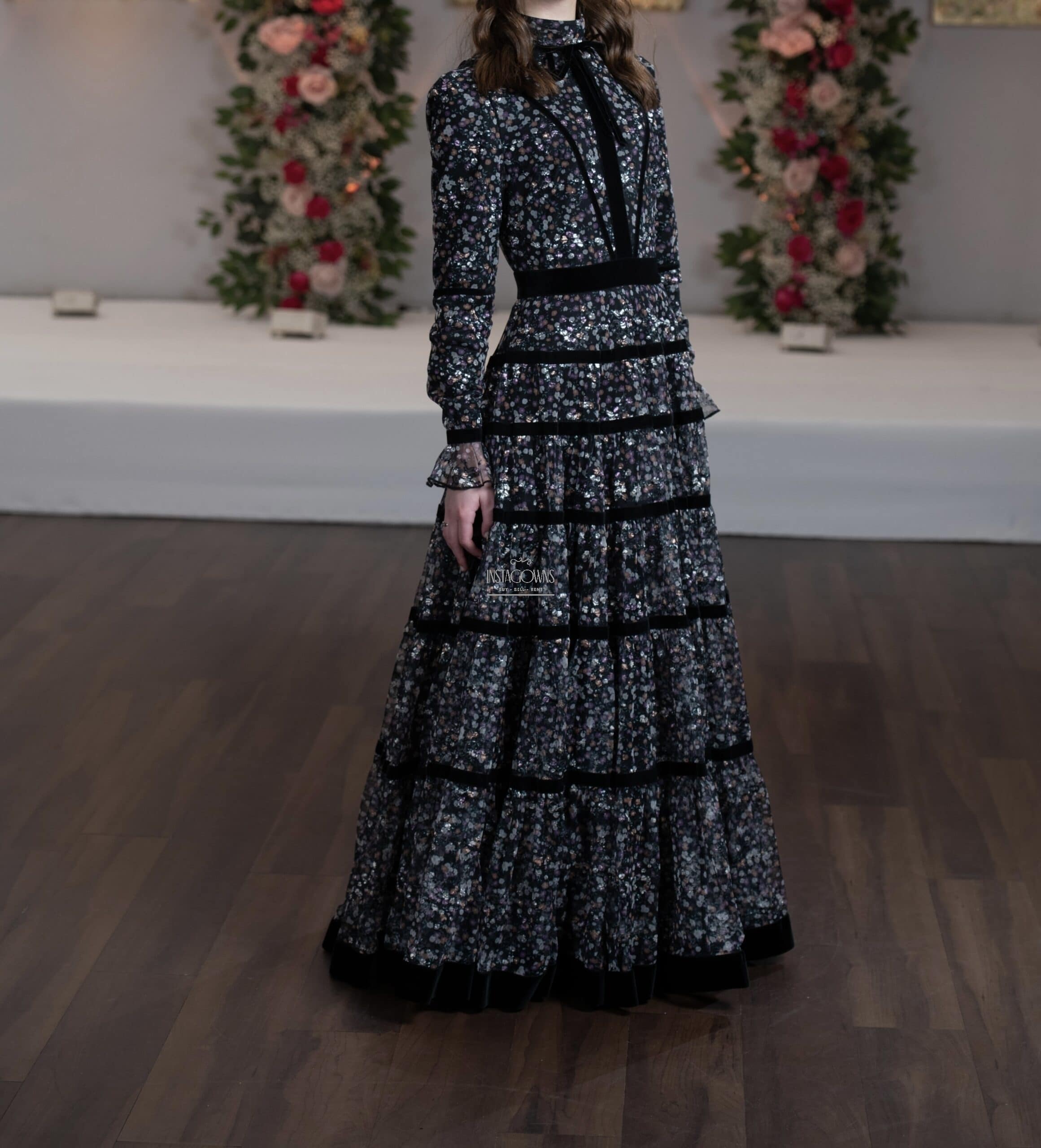 Magnificent Custom made Floral Gown for Rent/Sale – Instagowns