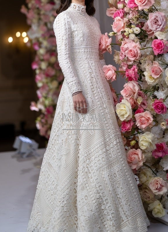 Designer custom off white gown for sale – Instagowns
