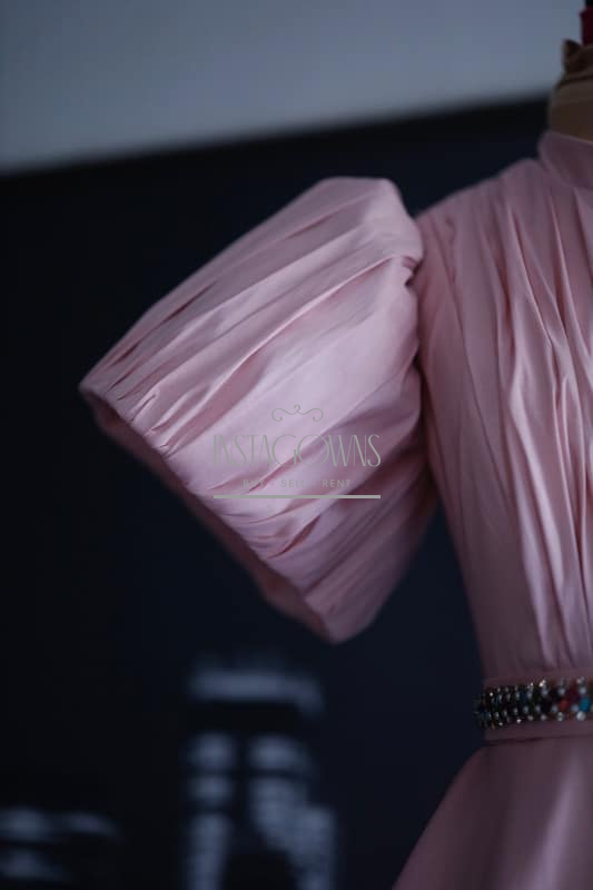 New!!Beautiful Custom made pink taffeta dress For sale – Instagowns