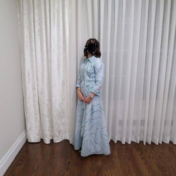 Magnificent Pessy Lew Light Blue Gown for Sale or Rent – Instagowns